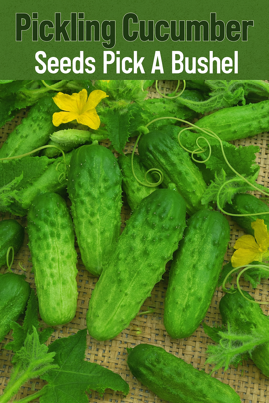 Pickling Cucumber Seeds – Pick A Bushel™ for Crisp, Delicious Harvests ...