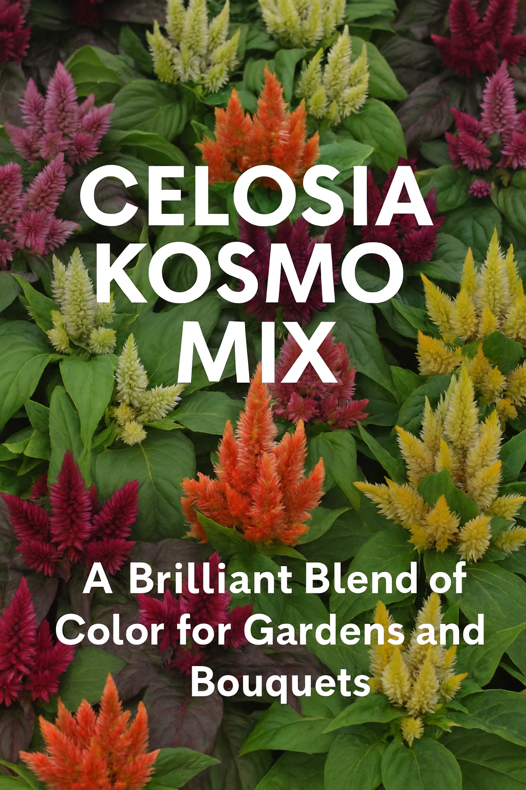 Celosia Kosmo Mix Seeds – Vibrant Summer Blooms for Gardens & Cut ...
